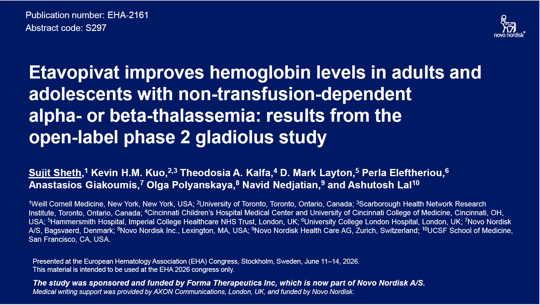 European Hematology Association - 31st Congress, 2026 (EHA)